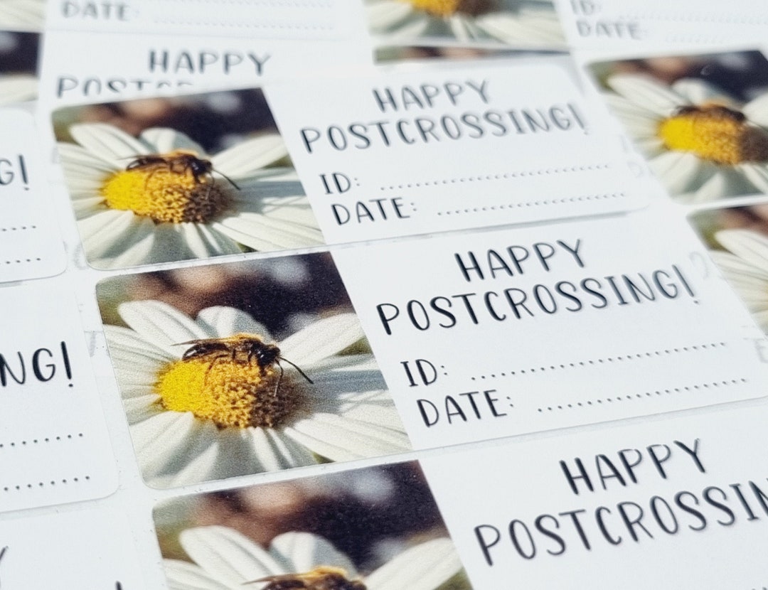 Personalized Postcrossing Sticker Happy Postcrossing With Your Own ...
