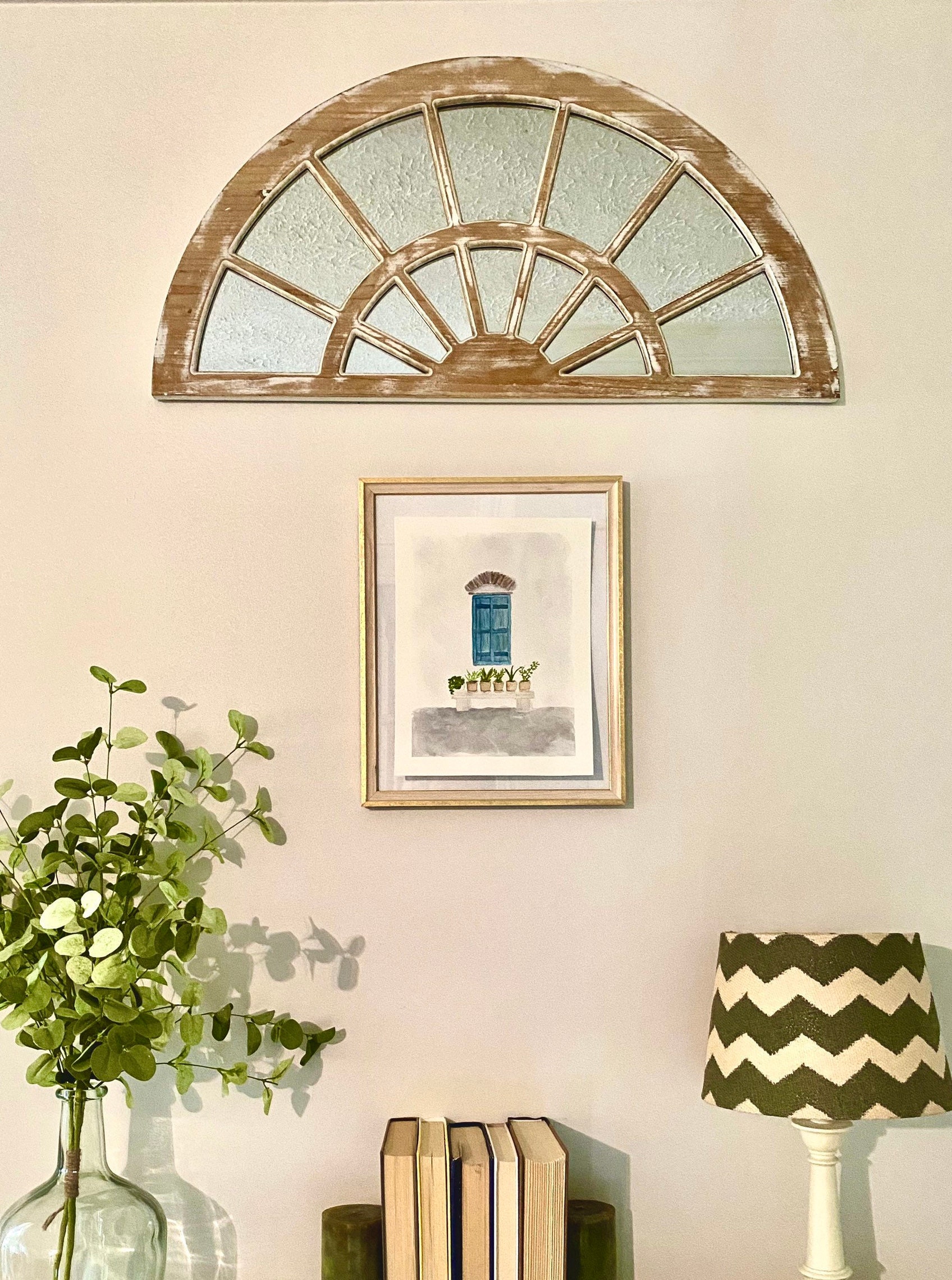 Rustic Window Watercolor Painting / Charleston Window Painting ...