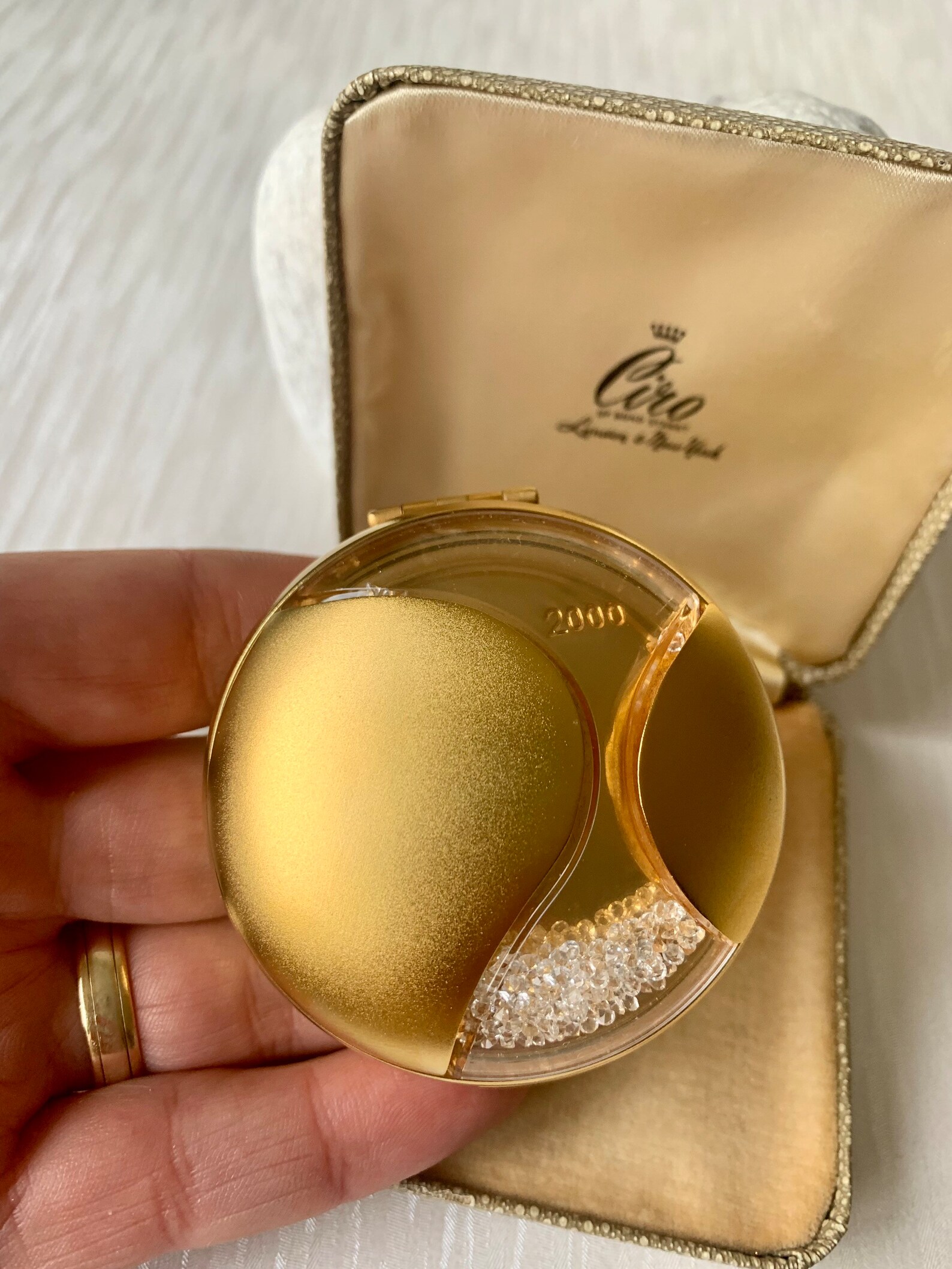 Vintage Millennium Compact, Estee Lauder Compact Mirror, Vintage ...