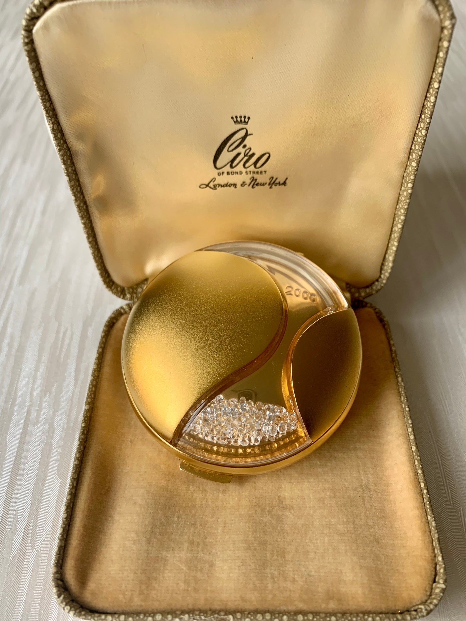 Vintage Millennium Compact, Estee Lauder Compact Mirror, Vintage ...