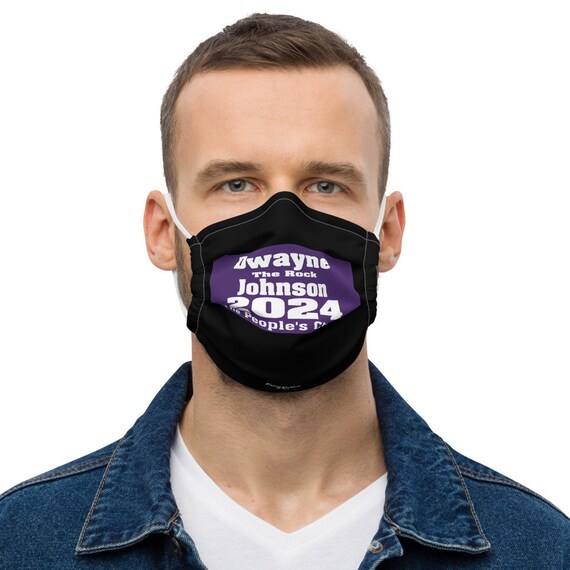 Dwayne the Rock Johnson 2024 Premium Face Mask - Etsy