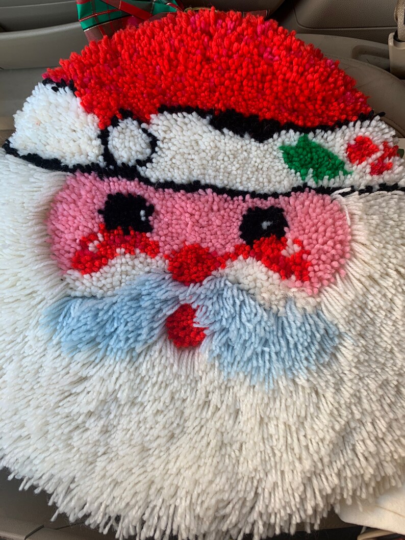 Vintage Santa Latch Hook 20 - Etsy