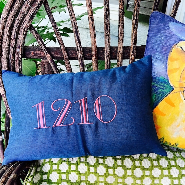 Number Pillow - Etsy