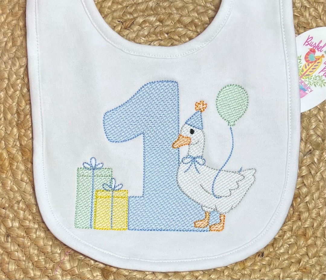 Embroidered One Silly Goose Bubble, First Goose Shirt, Personalized ...