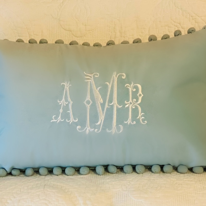 Monogrammed Bedding - Etsy