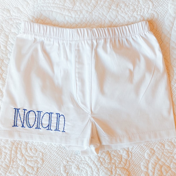Embroidered Boxers - Etsy