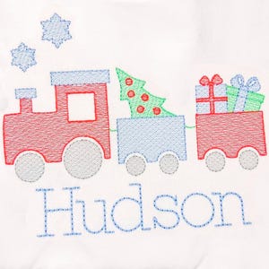 Christmas Magic Train Shirt, Unisex Christmas Embroidered Toddler Shirt ...