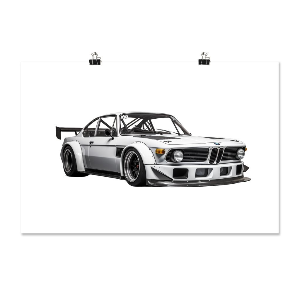 BMW Race Car Horizontal Matte Poster - Etsy