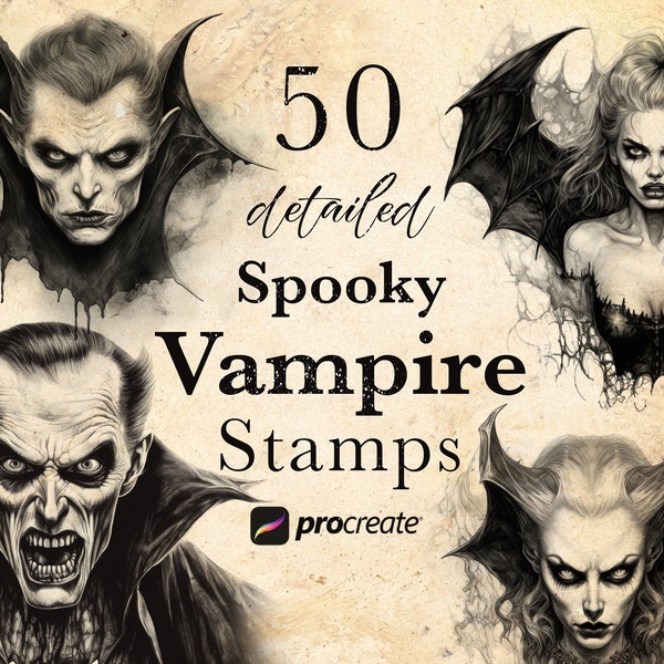 Vampire Stamps - Etsy
