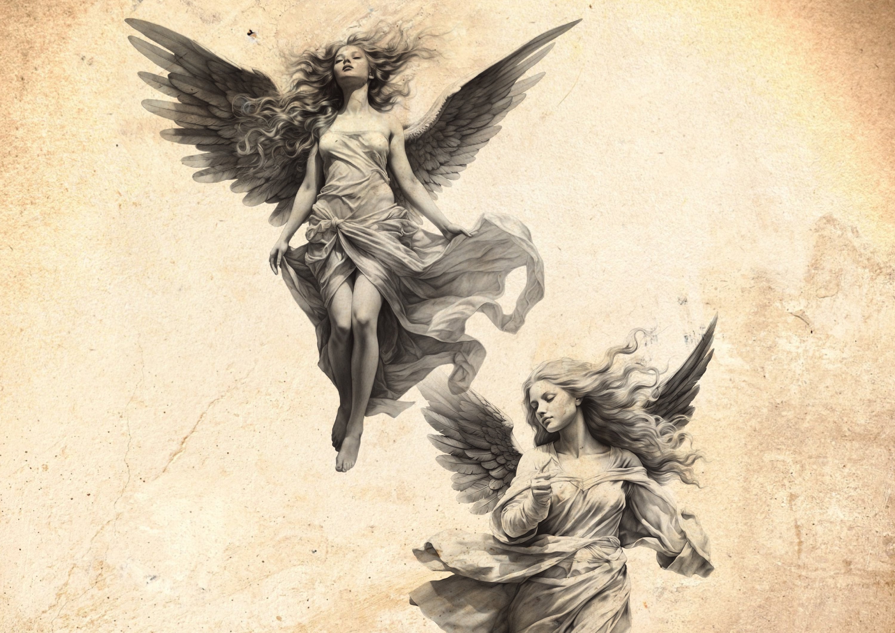 50 Angel Procreate Brush Stamps Christmas Brushes , Winter Procreate ...