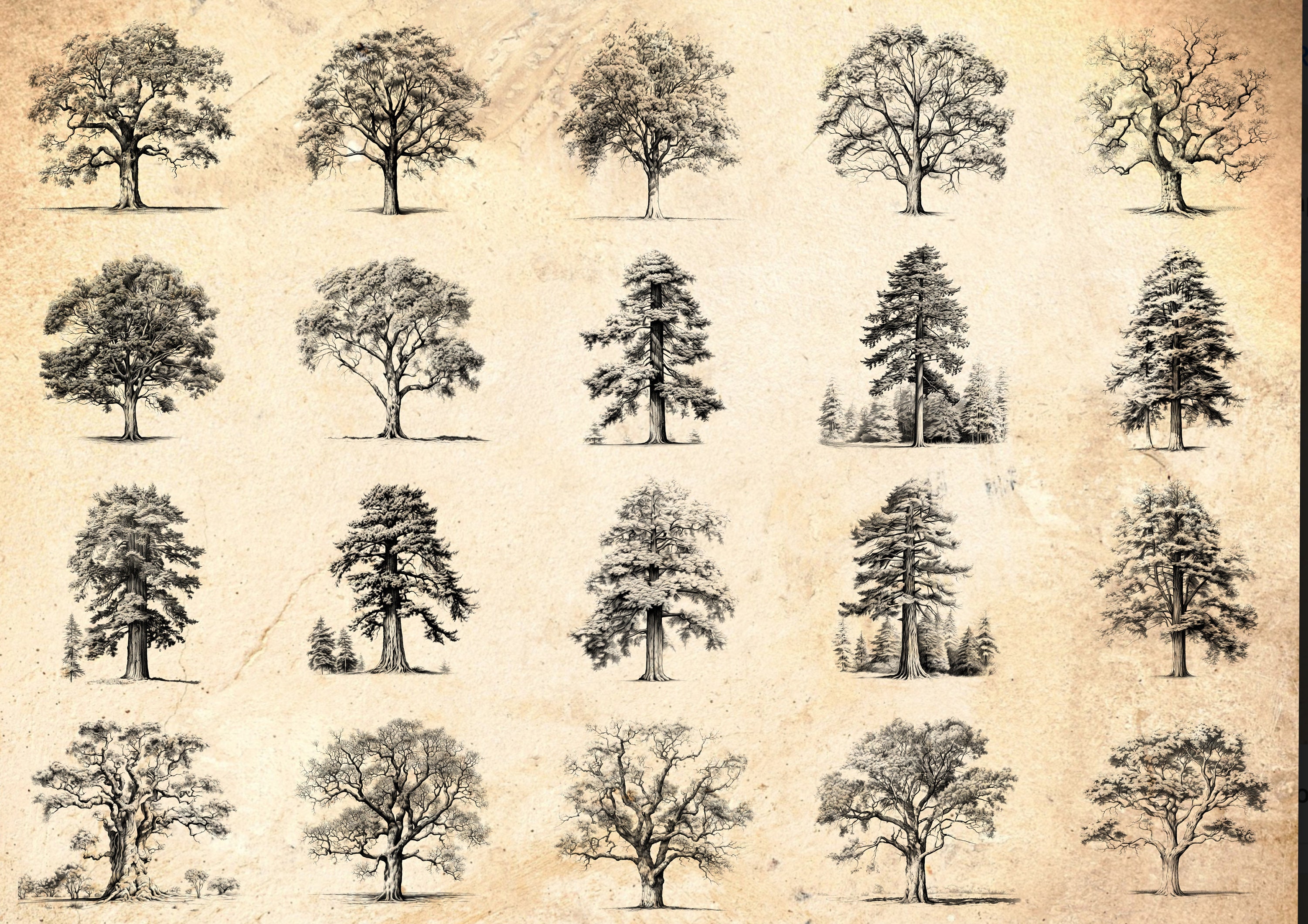 400 Tree Procreate Stamp Brushes Scenery Procreate Stamps - Etsy Australia