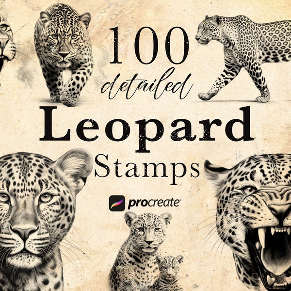 Leopard Stamps - Etsy