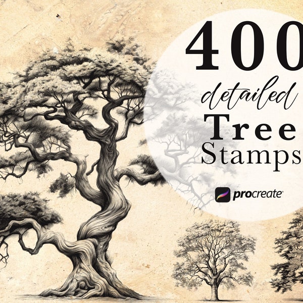 Forest Stamp - Etsy