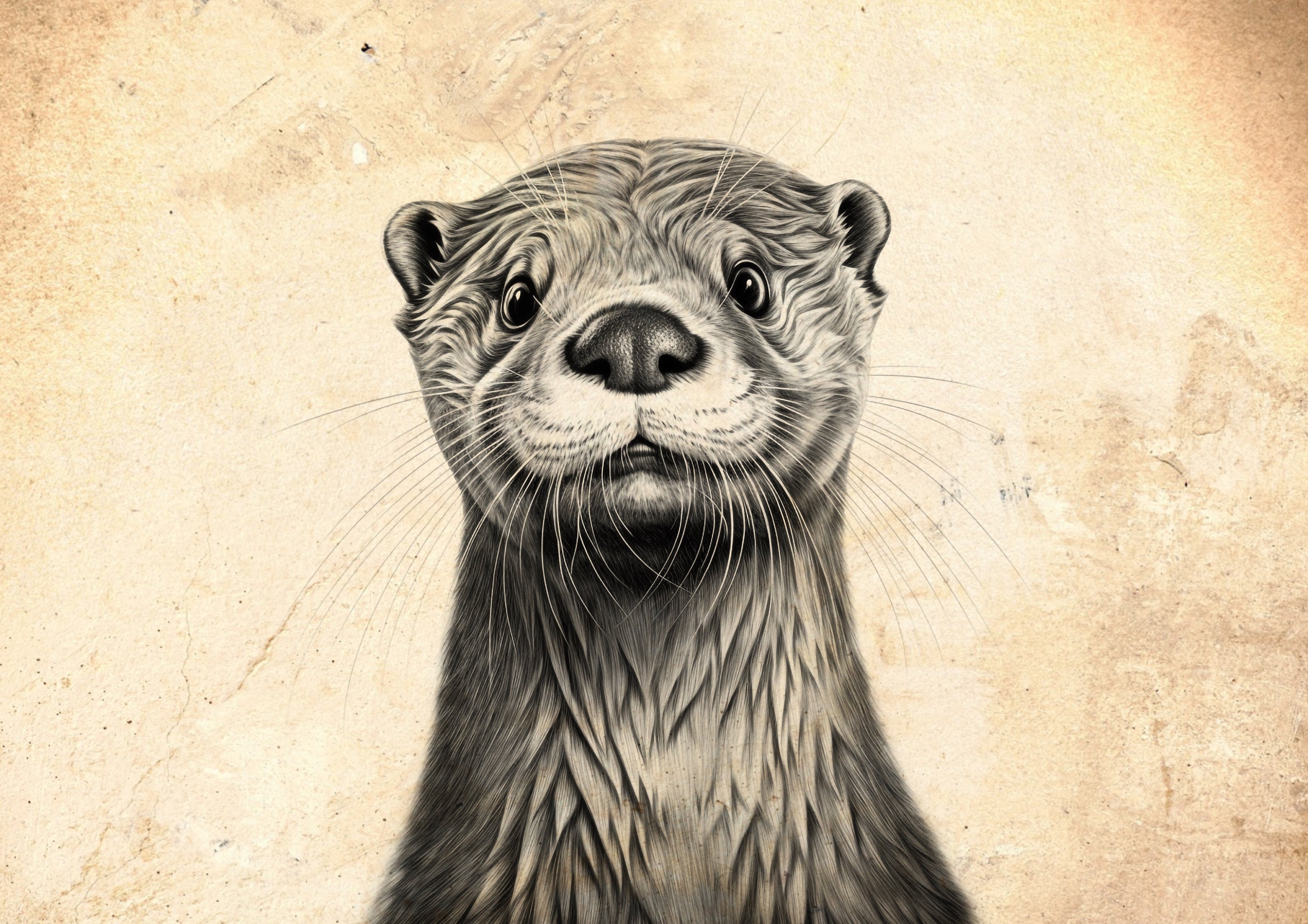 100 Otter Procreate Stamp Brushes: Wildlife Animal Tattoo Reference ...