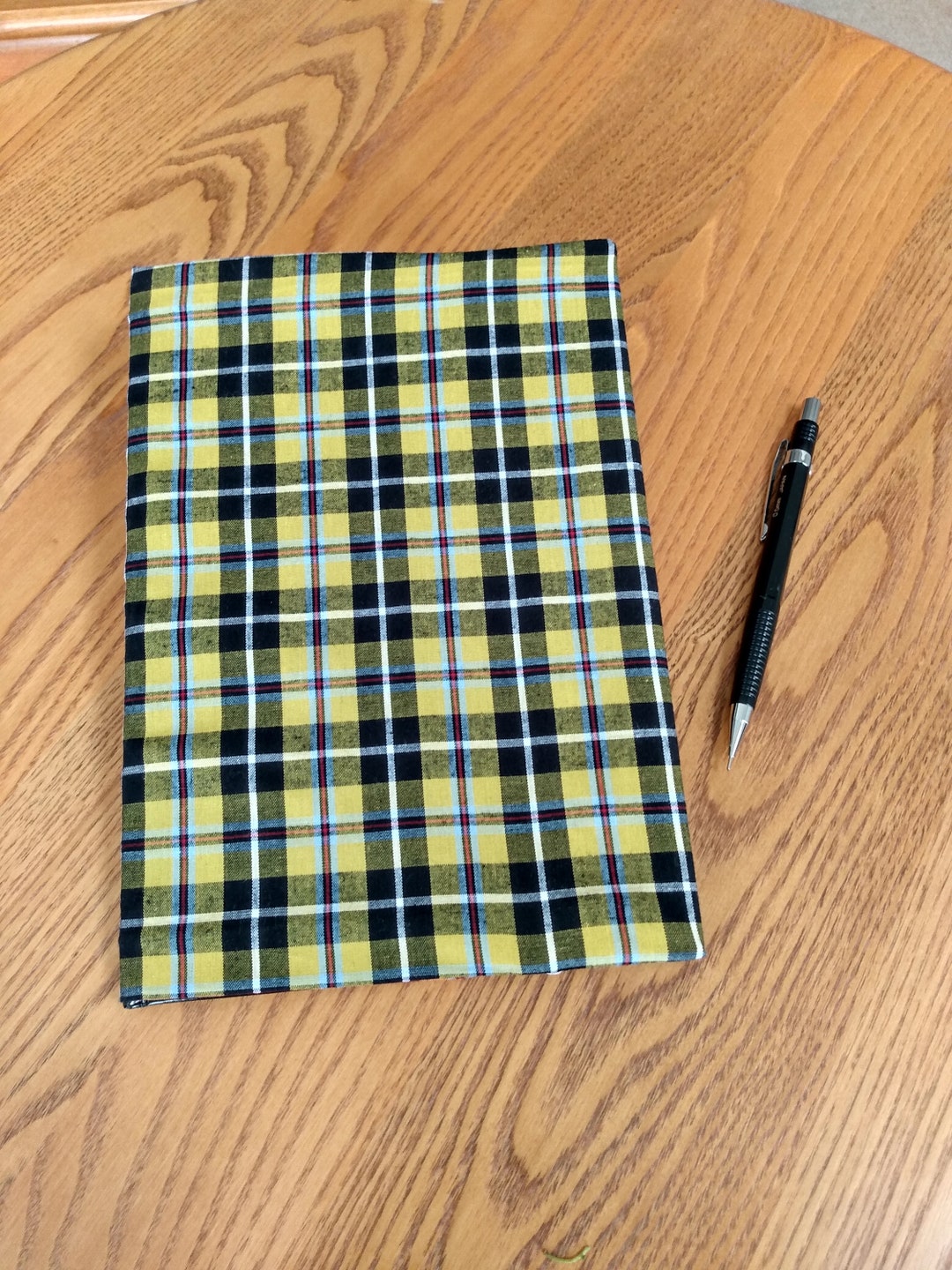 Cornish Tartan Notebook, A5 Covered Notebook - Etsy UK