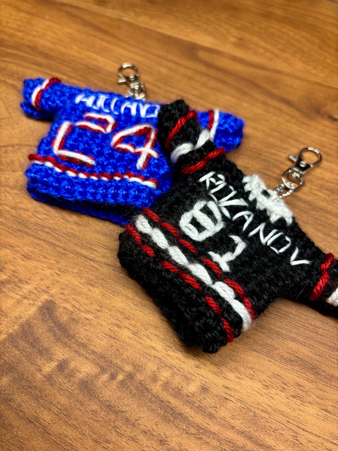 Heated Rivalry Keychain Crochet Hockey Jersey Hollader Rosanov Bag ...
