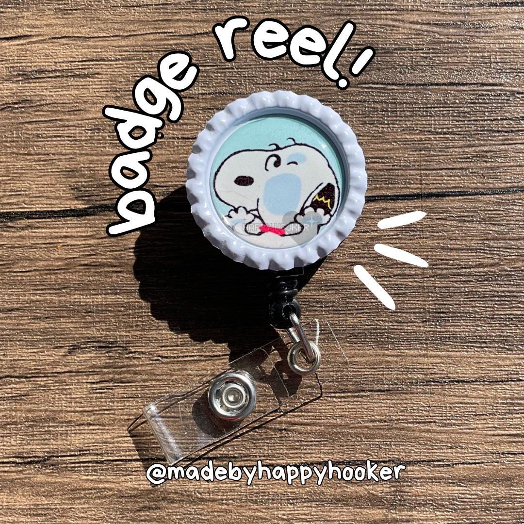 Smooshed Beagle Doctor Badge Reels Custom Funny Cute ID Badge Holders ...