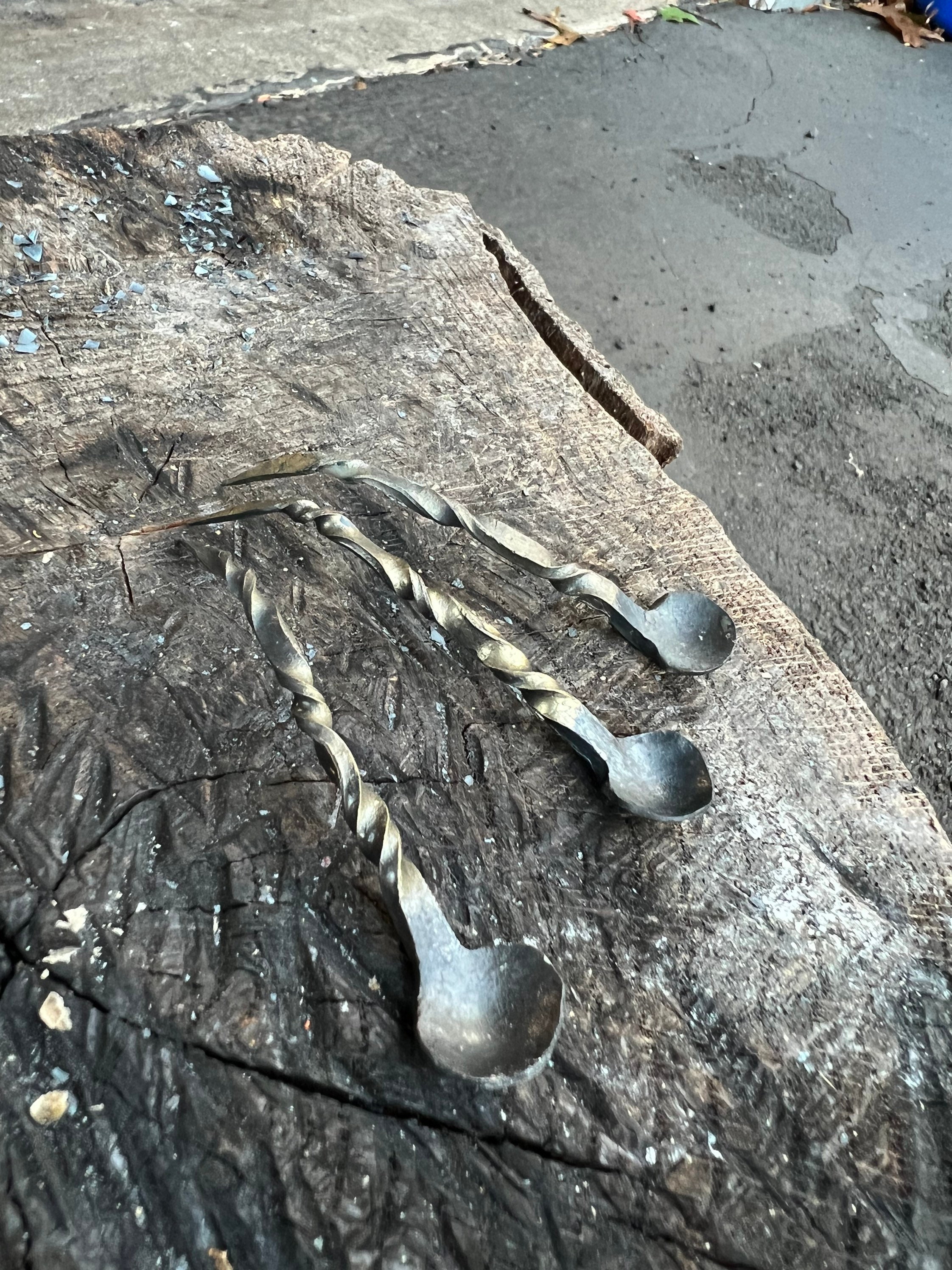 Hand Forged Incense Spoon - Etsy