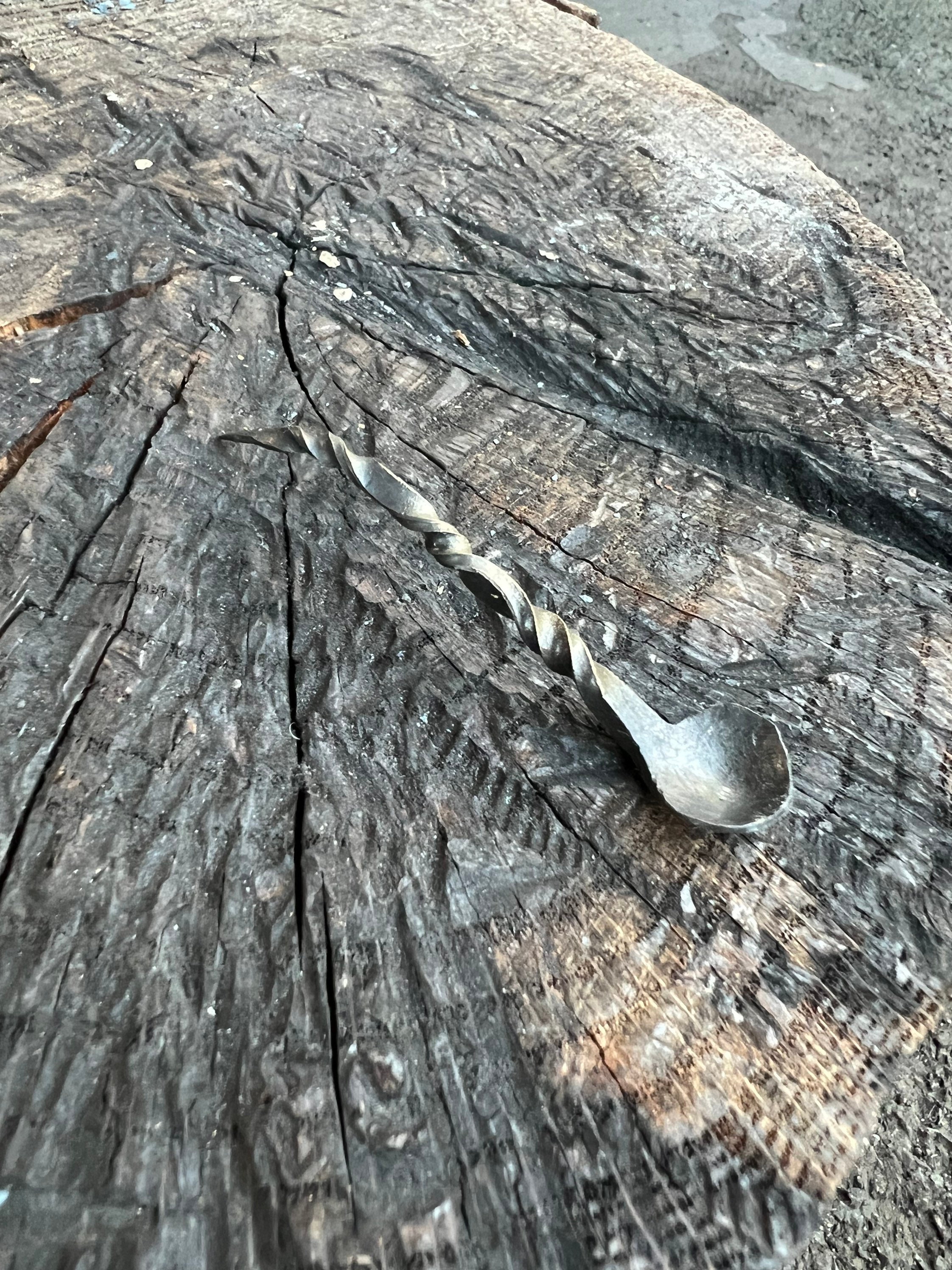 Hand Forged Incense Spoon - Etsy