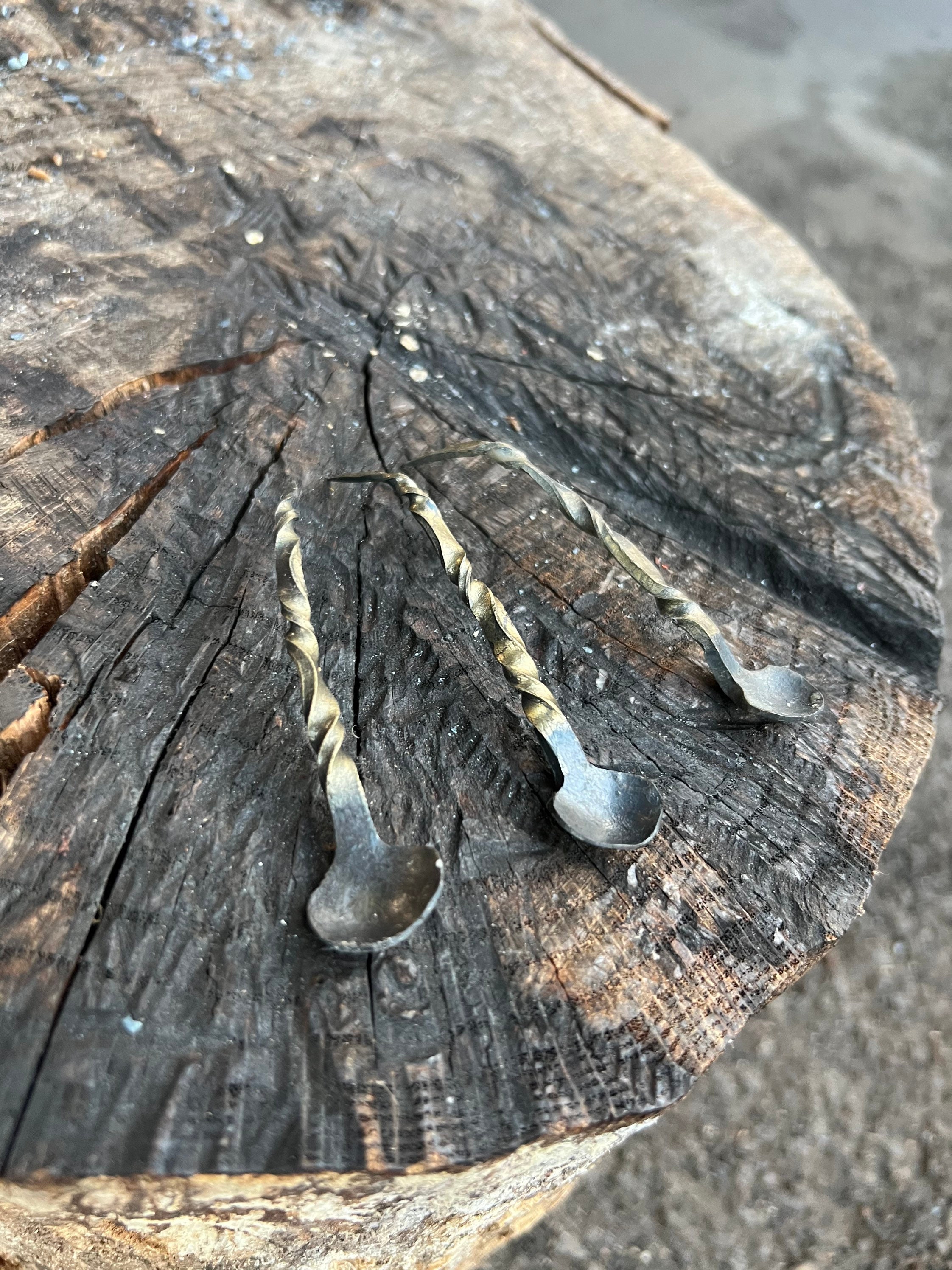 Hand Forged Incense Spoon - Etsy