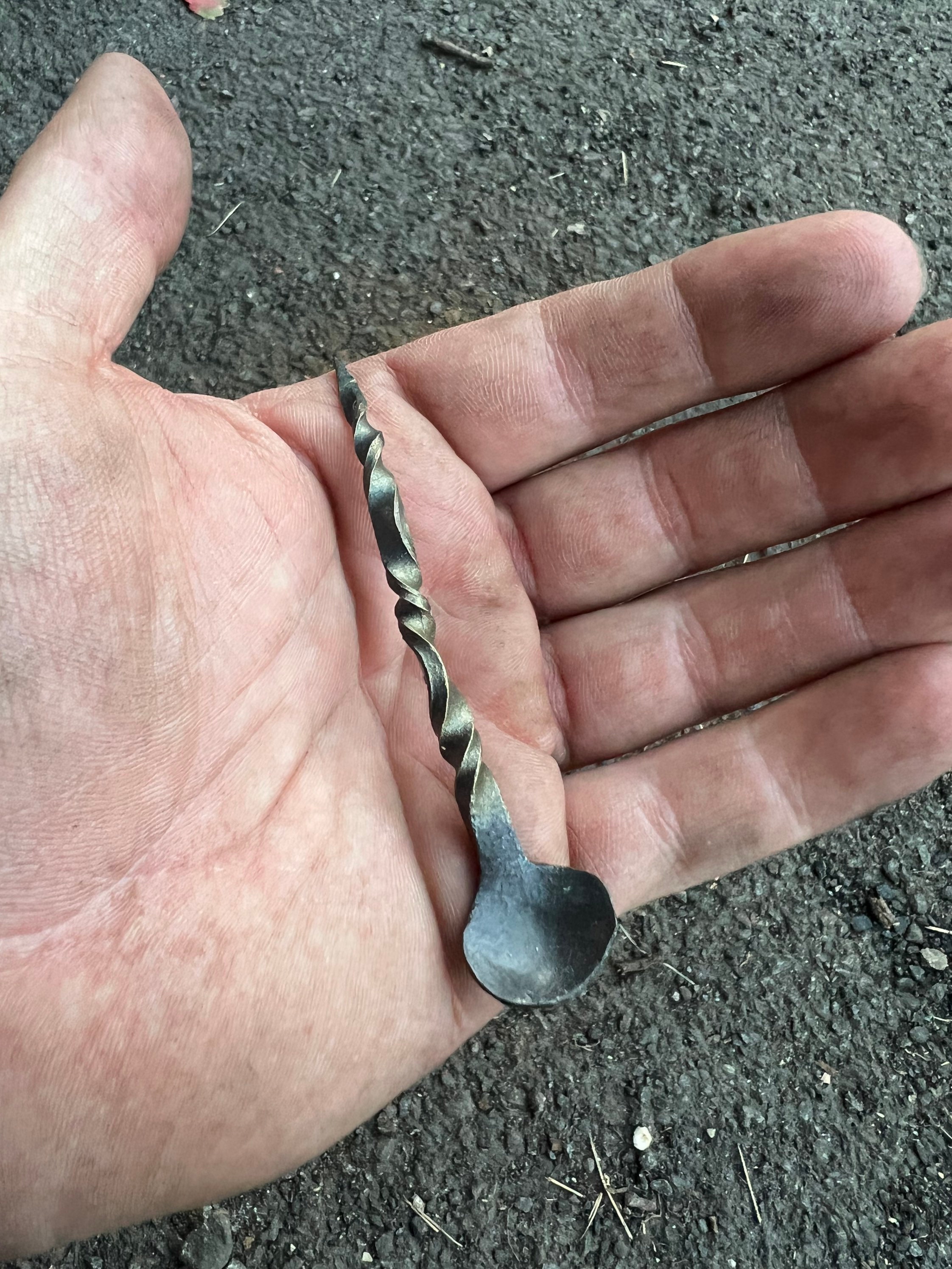 Hand Forged Incense Spoon - Etsy