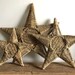 Vintage Woven Wicker Stars - Three Sizes - Etsy