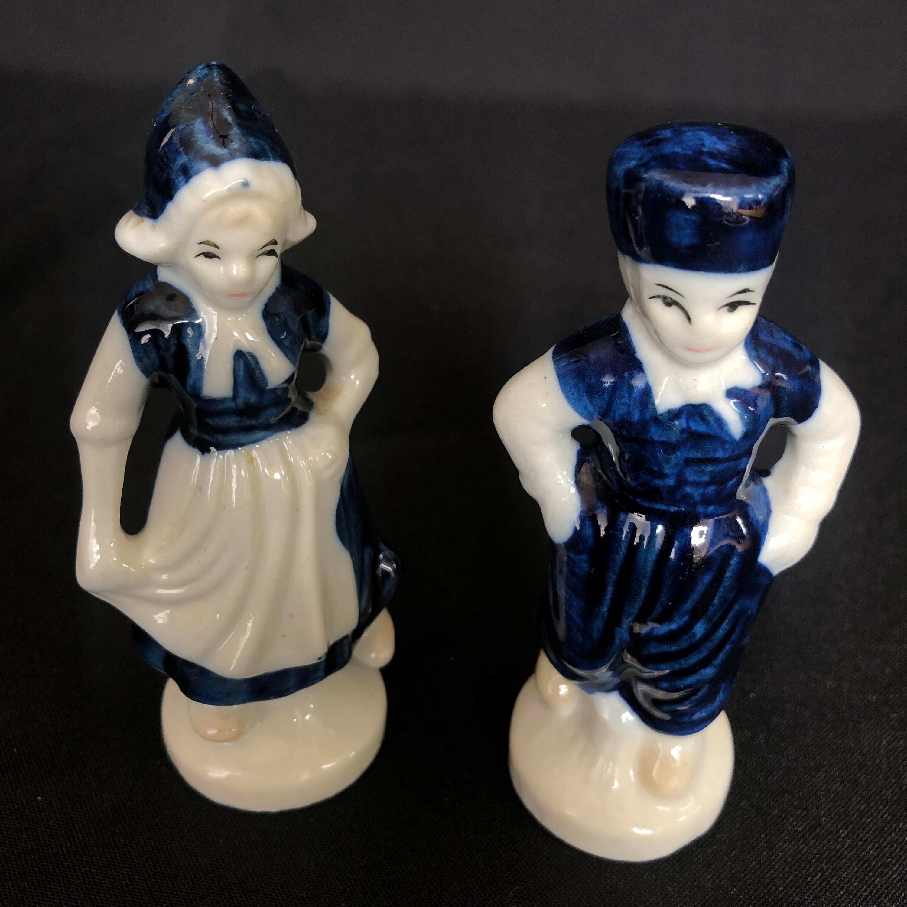 Vintage Hand Painted Dancing Traditional Costume Dutch Couple Figurines ...