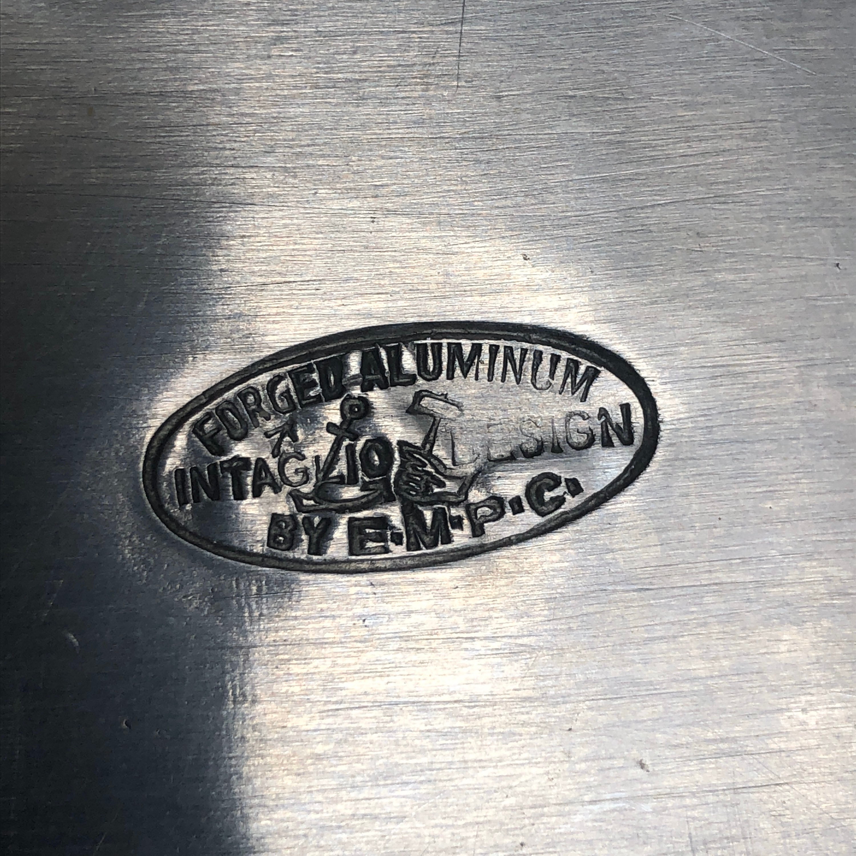 Vintage 'intaglio Design' Forged Aluminum Tray by EMPC With Art Nouveau ...