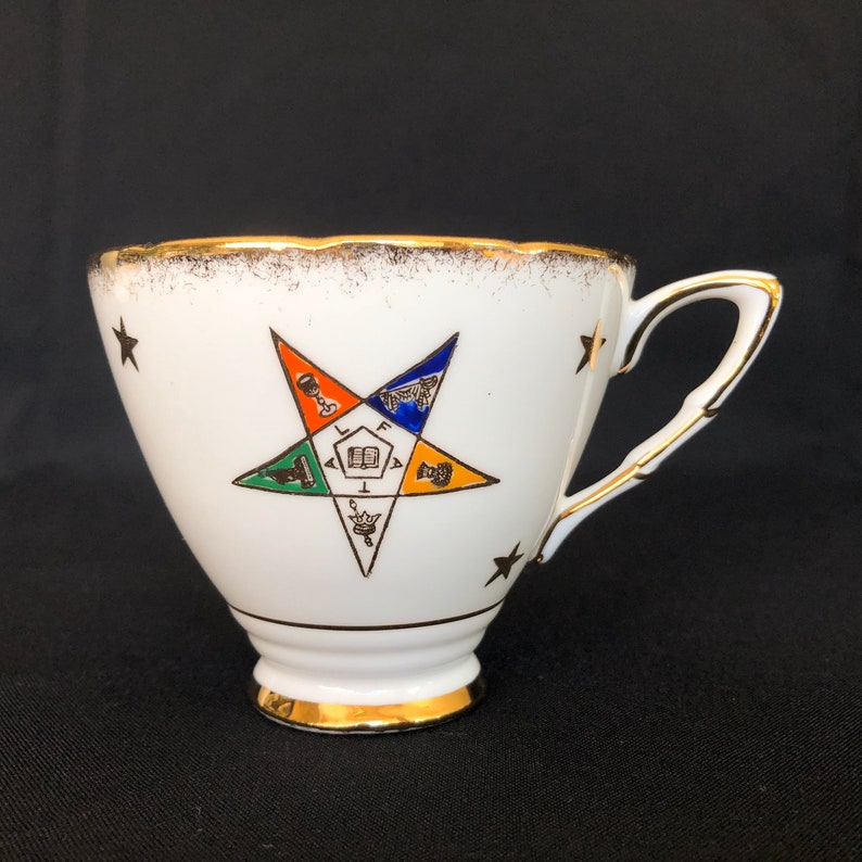 Vintage Masonic Order of the Eastern Star Tea Cup & Saucer Set | Etsy