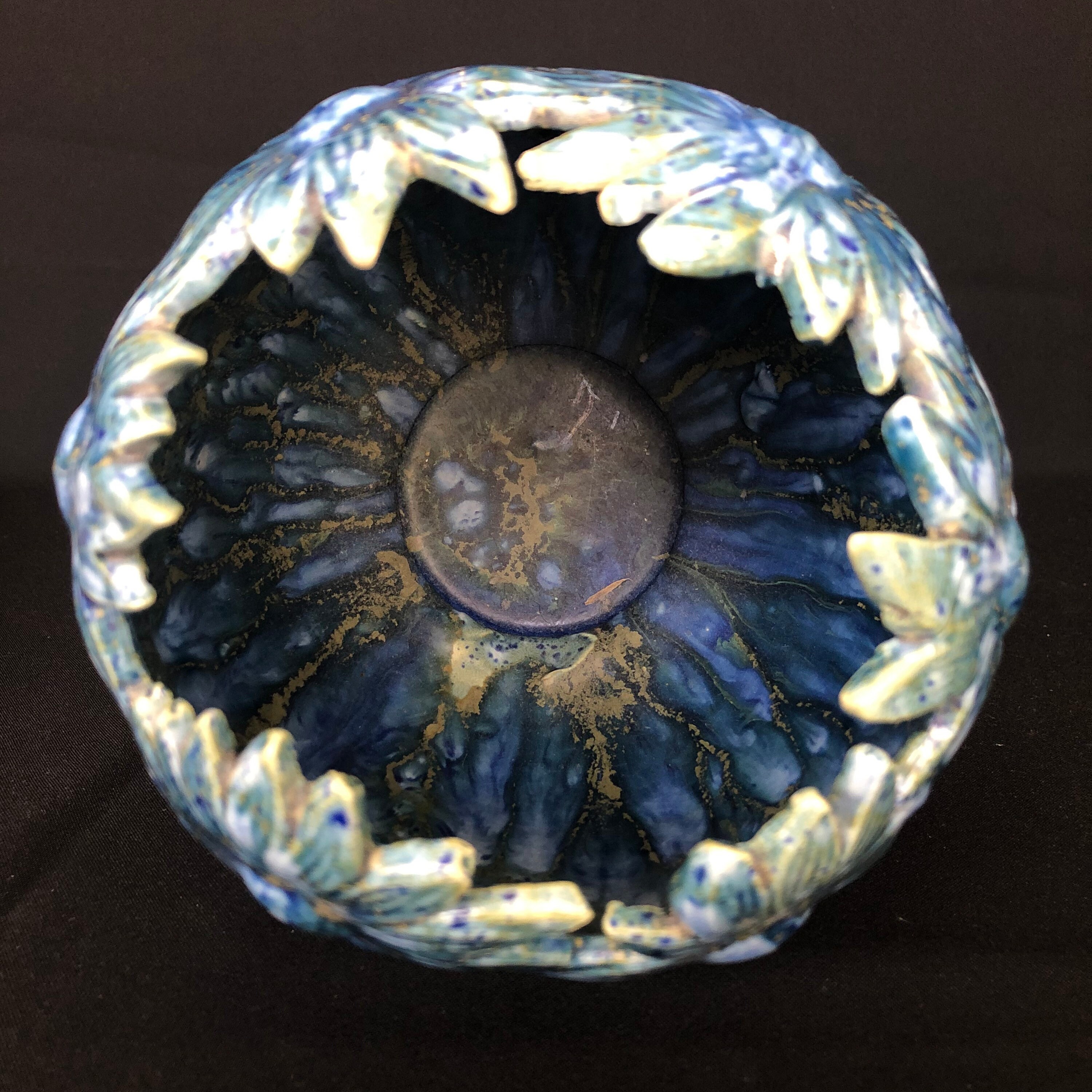 Outstanding 'daisy' Studio Pottery Vase From Dutcher's Studio ...