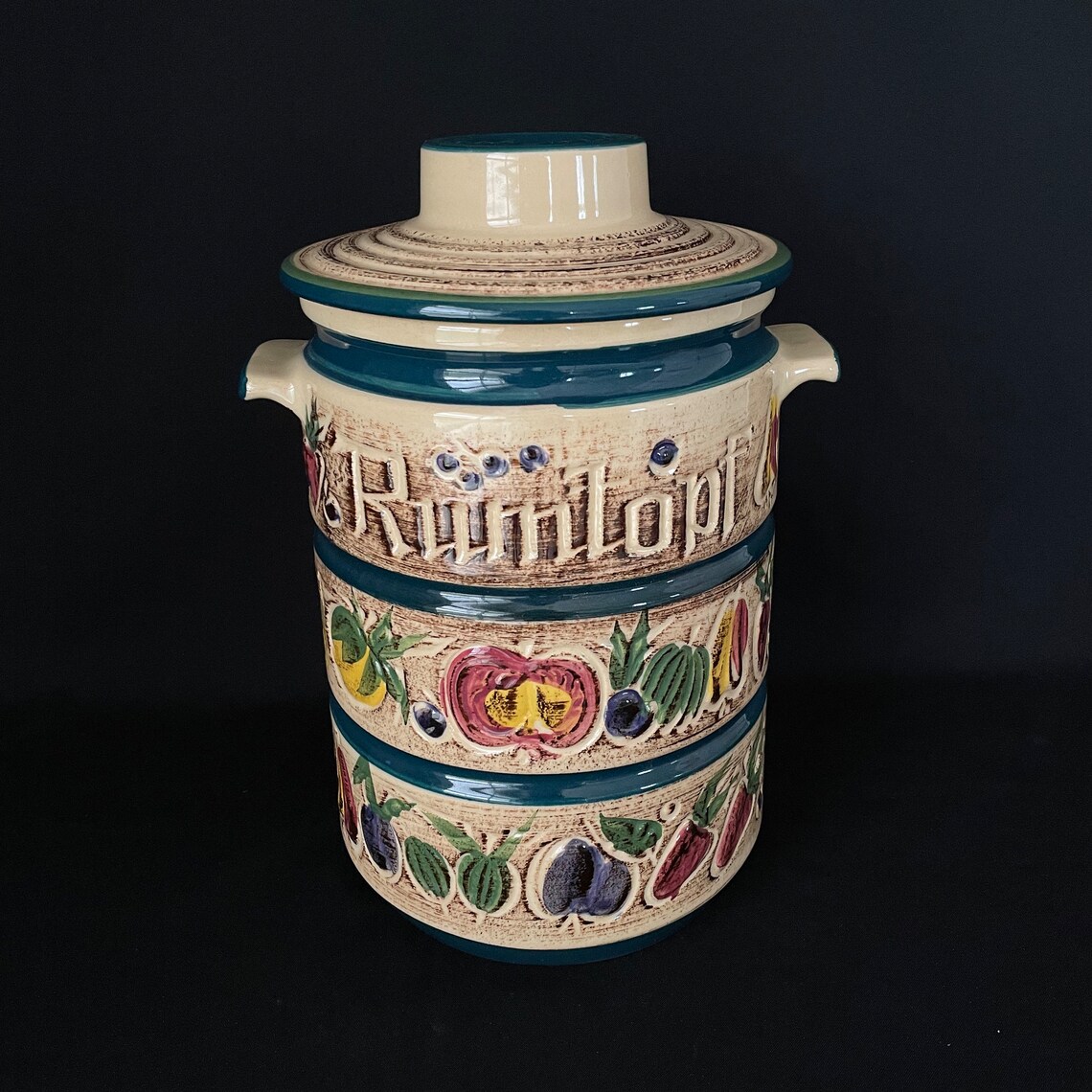 AUTHENTIC Large Vintage Rumtopf Jar Rumpot Post-war 825-32 - Etsy