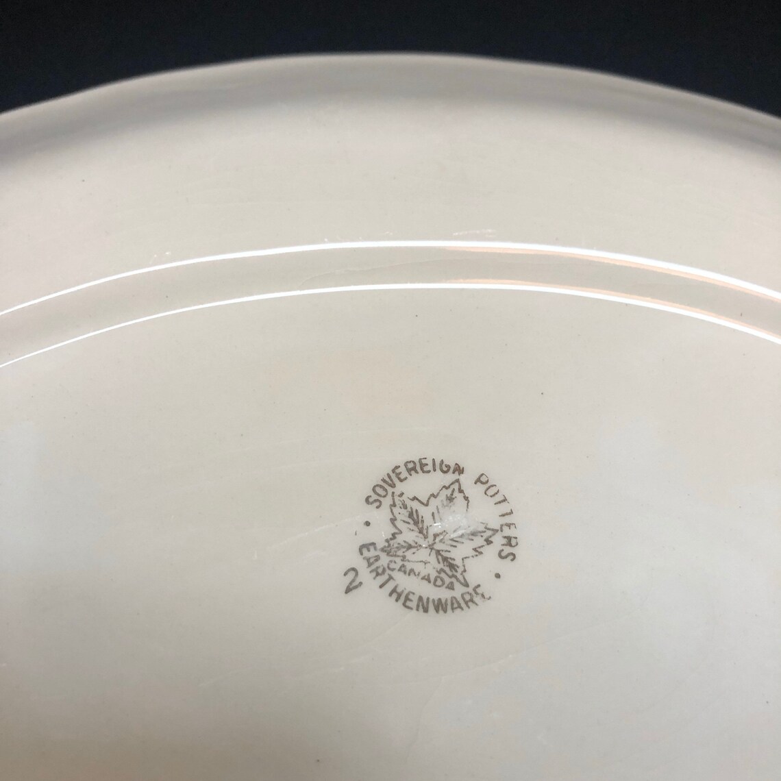 Vintage Sovereign Potters Earthenware Platter Made in Canada - Etsy