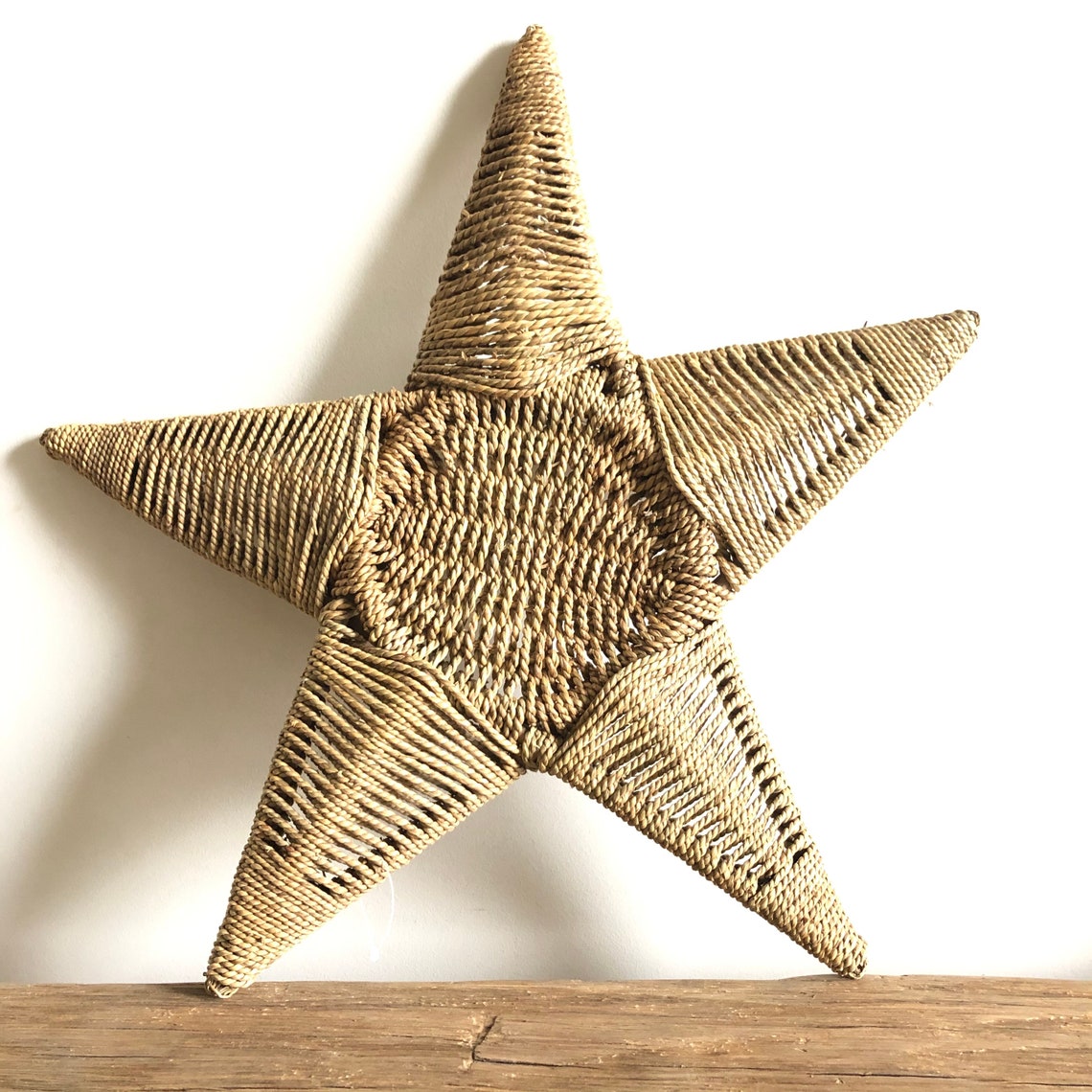 Vintage Woven Wicker Stars - Three Sizes - Etsy