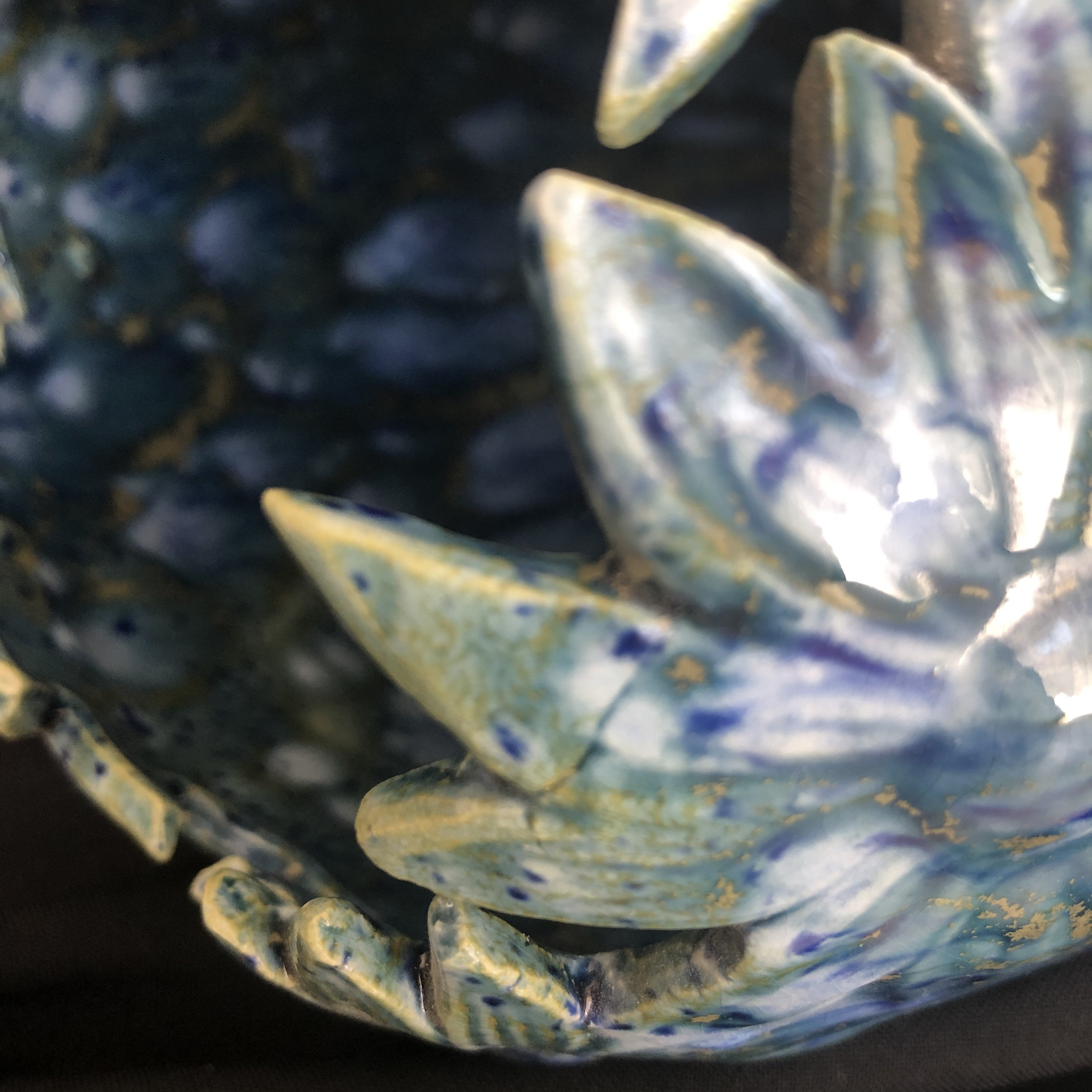 Outstanding 'daisy' Studio Pottery Vase From Dutcher's Studio ...