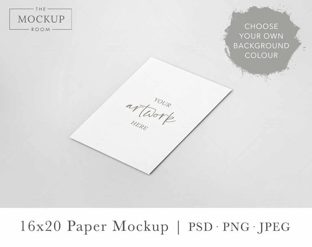 Paper Mockup Perspective Paper Mockup Poster Mockup Vertical Paper ...