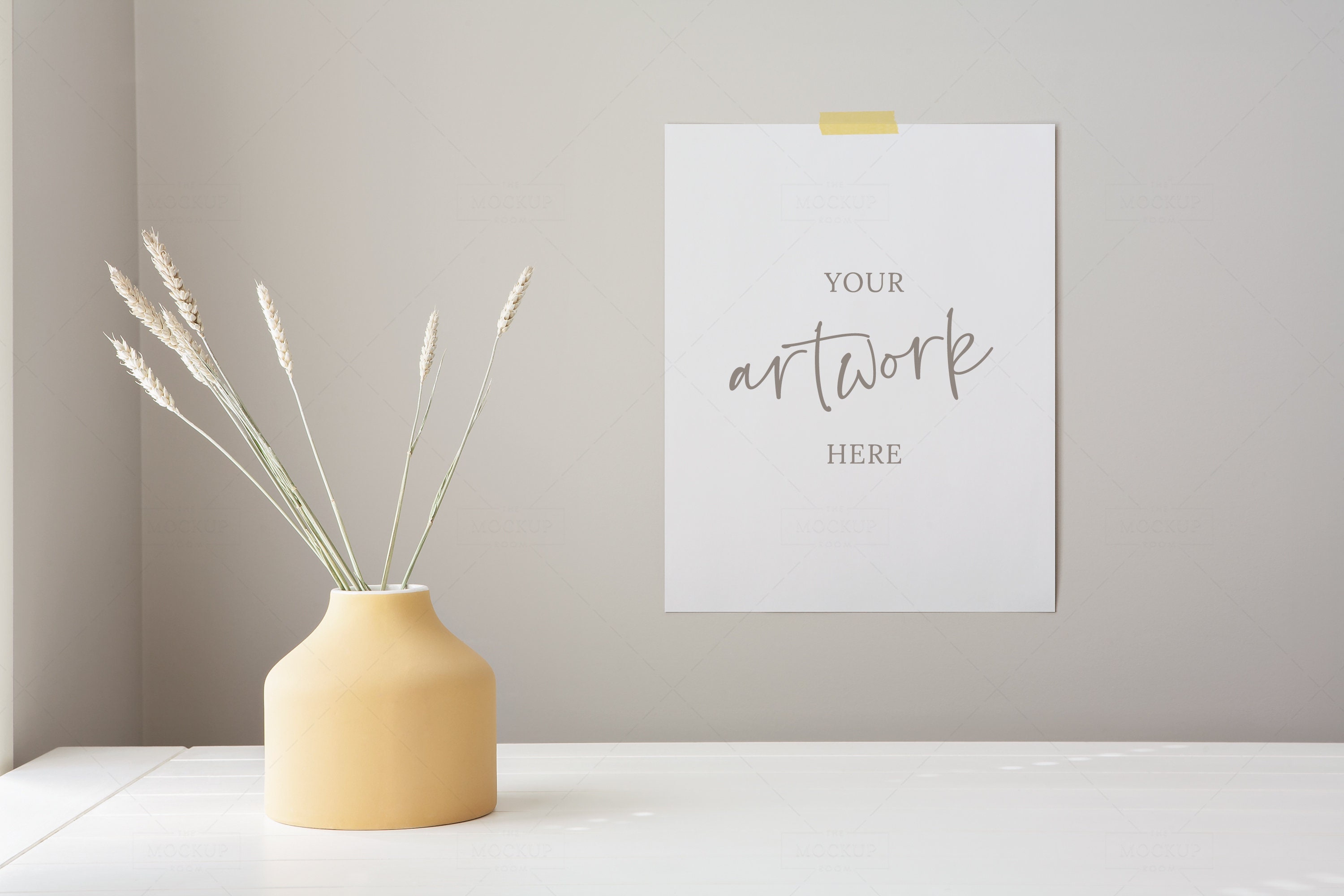 Poster Mockup Taped Poster Mockup Mockup Poster 16x20 - Etsy