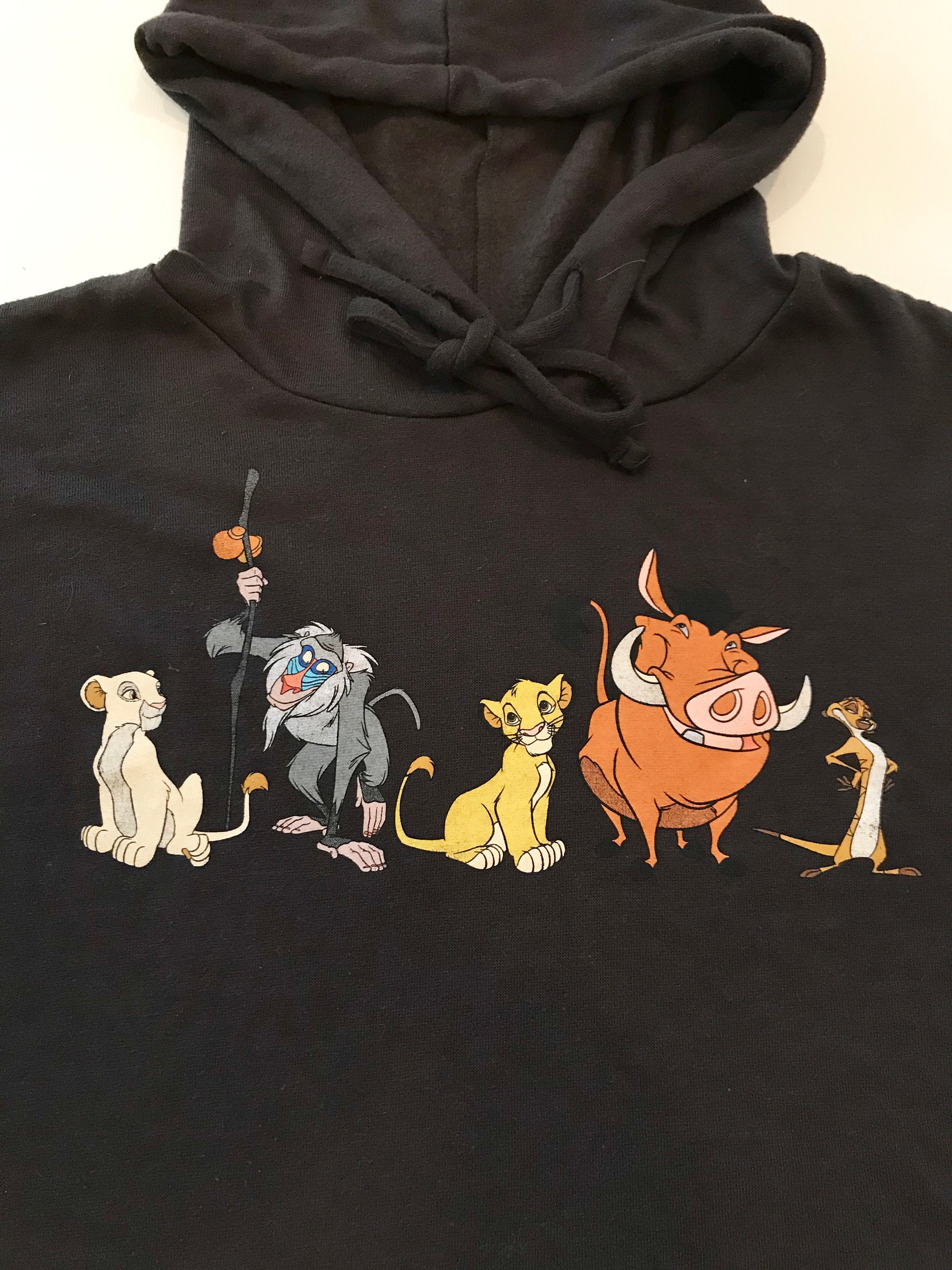 Lion King Timone, Pumba, Rafiki, Nala, Simba Hoodie Black Size Small - Etsy