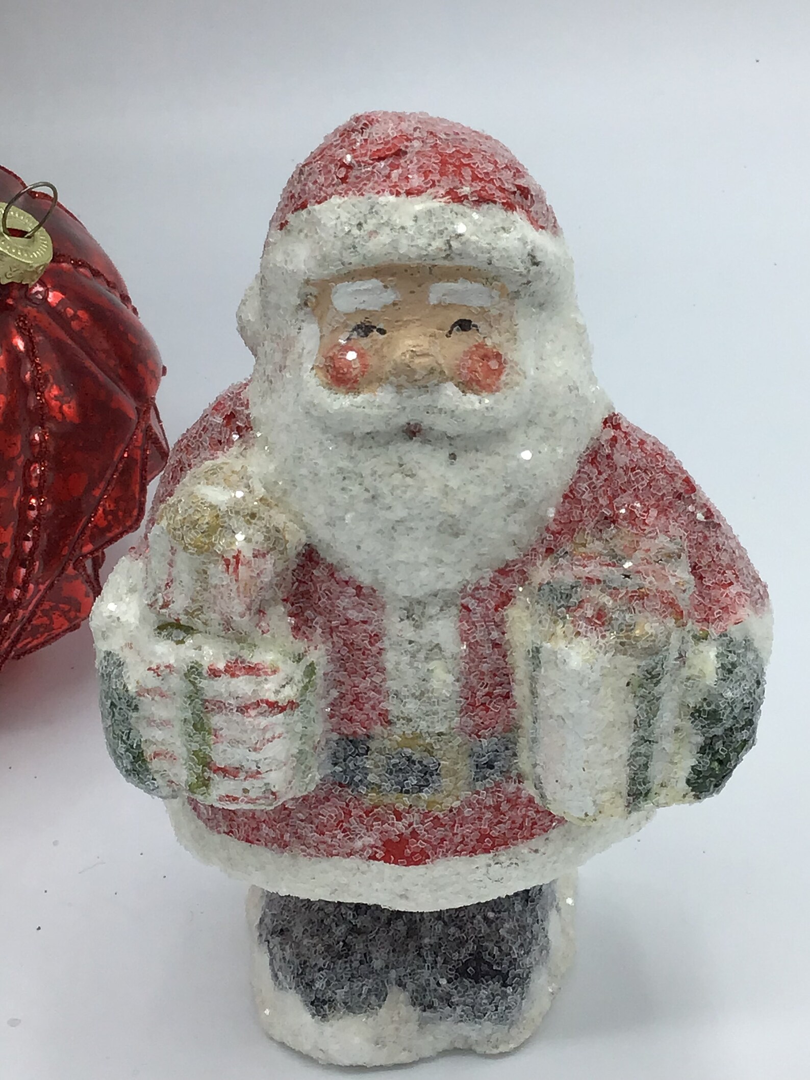 Santa Gift Giving by Teena Flanner OOAK Pulp Paper Mache Santa - Etsy