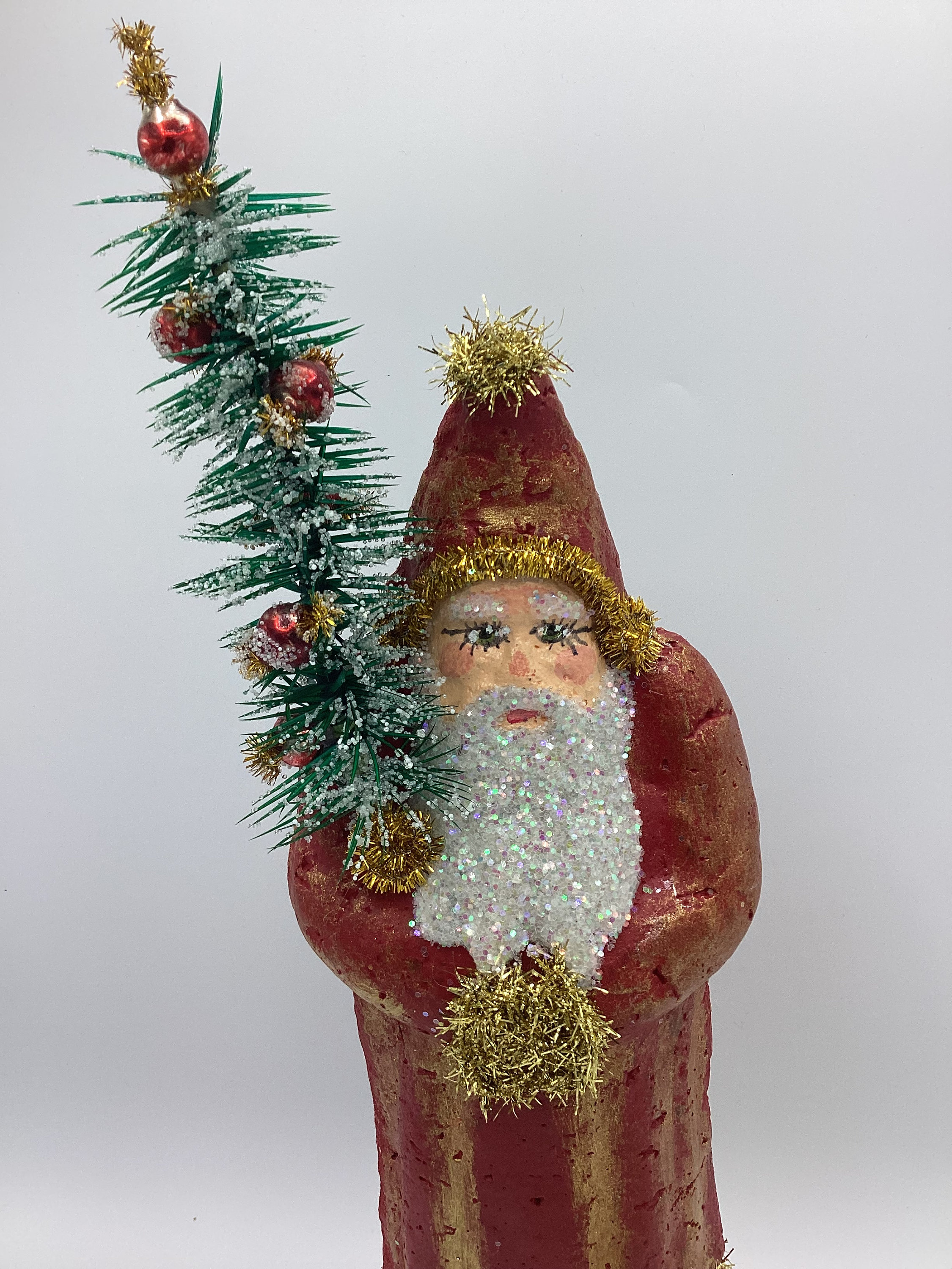 A Classic Belsnickel Christmas Santa Paper Mache OOAK Collectible - Etsy
