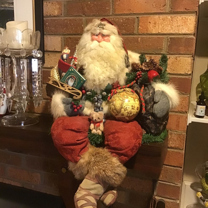 Large Santa Dolls - Etsy
