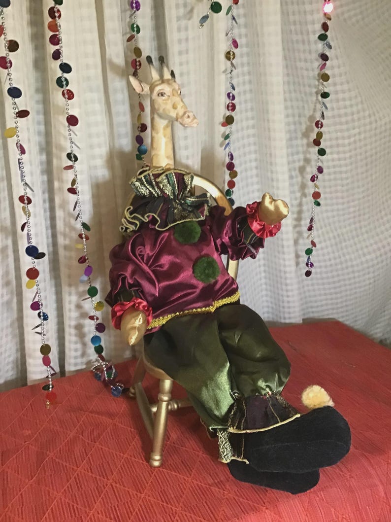 Vintage Katherine’s Collection Giraffe Doll by Wayne Kleski - Etsy