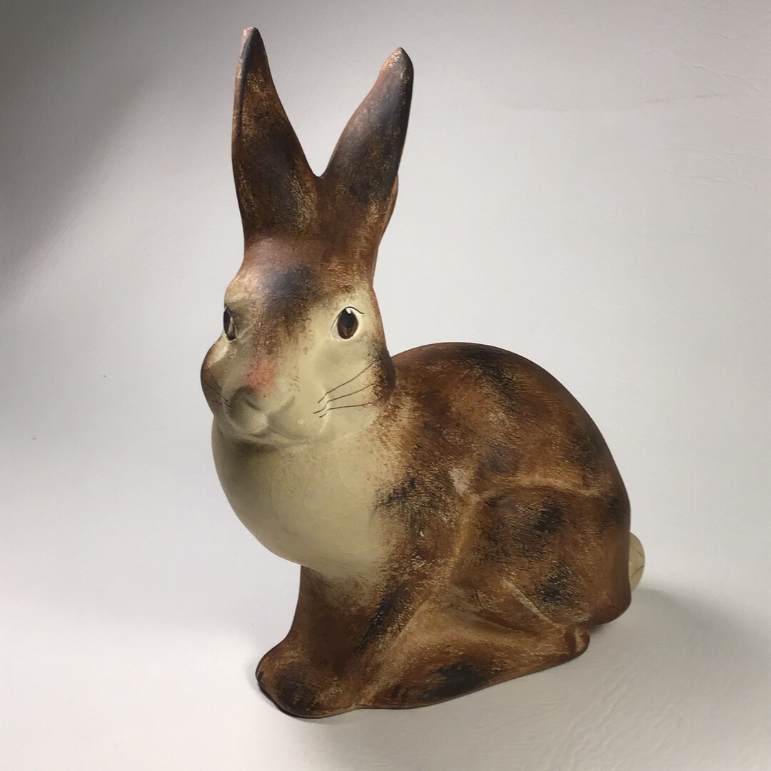 Walnut Ridge “brown Hare” Vintage Chalkware - Etsy
