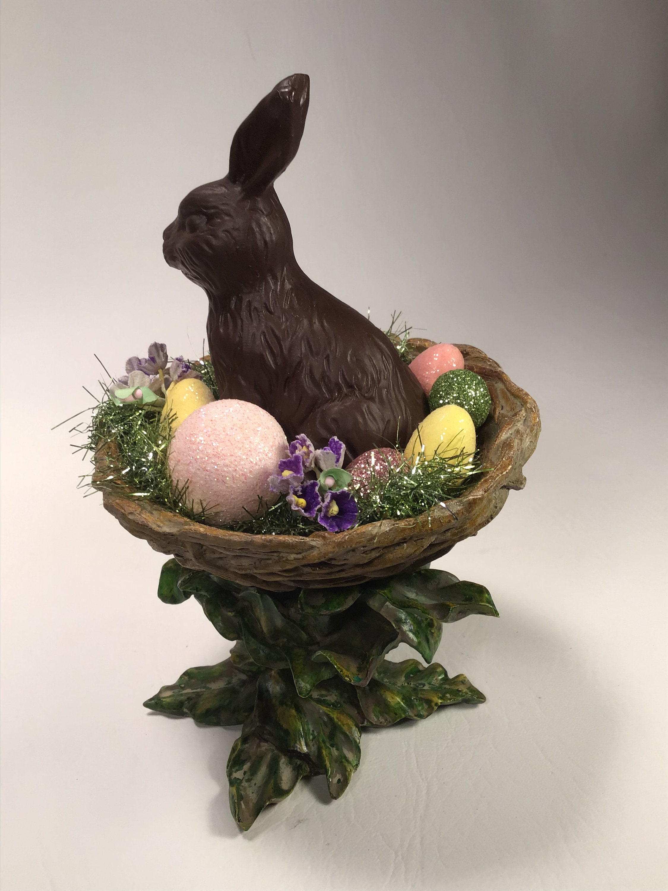 Easter Candy Decoration Chocolate Bunny Sparkling Candy Eggs - Etsy