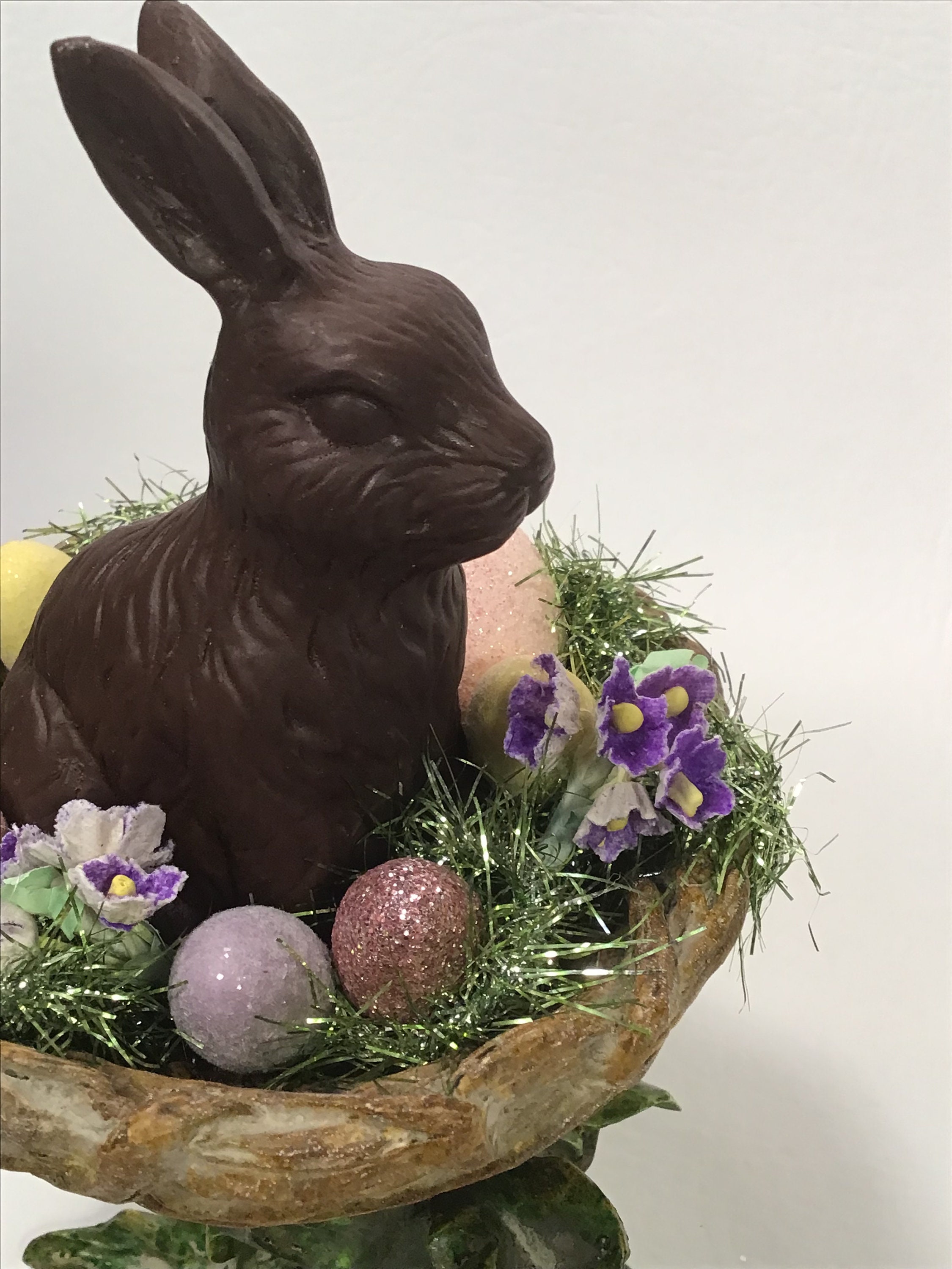 Easter Candy Decoration Chocolate Bunny Sparkling Candy Eggs - Etsy