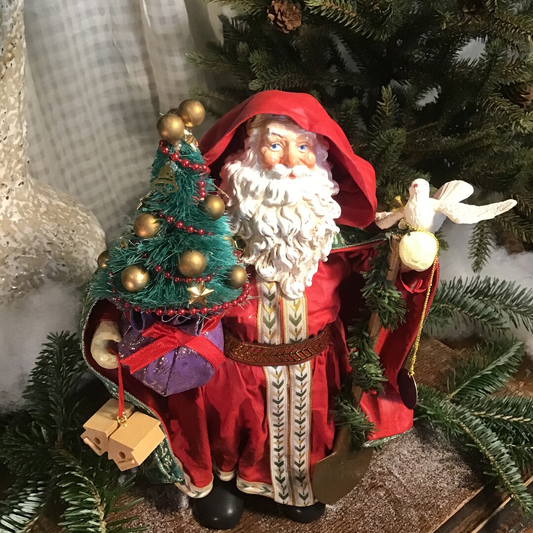 Vintage Clothtique “santa of World Peace and Love” by Possible Dreams ...