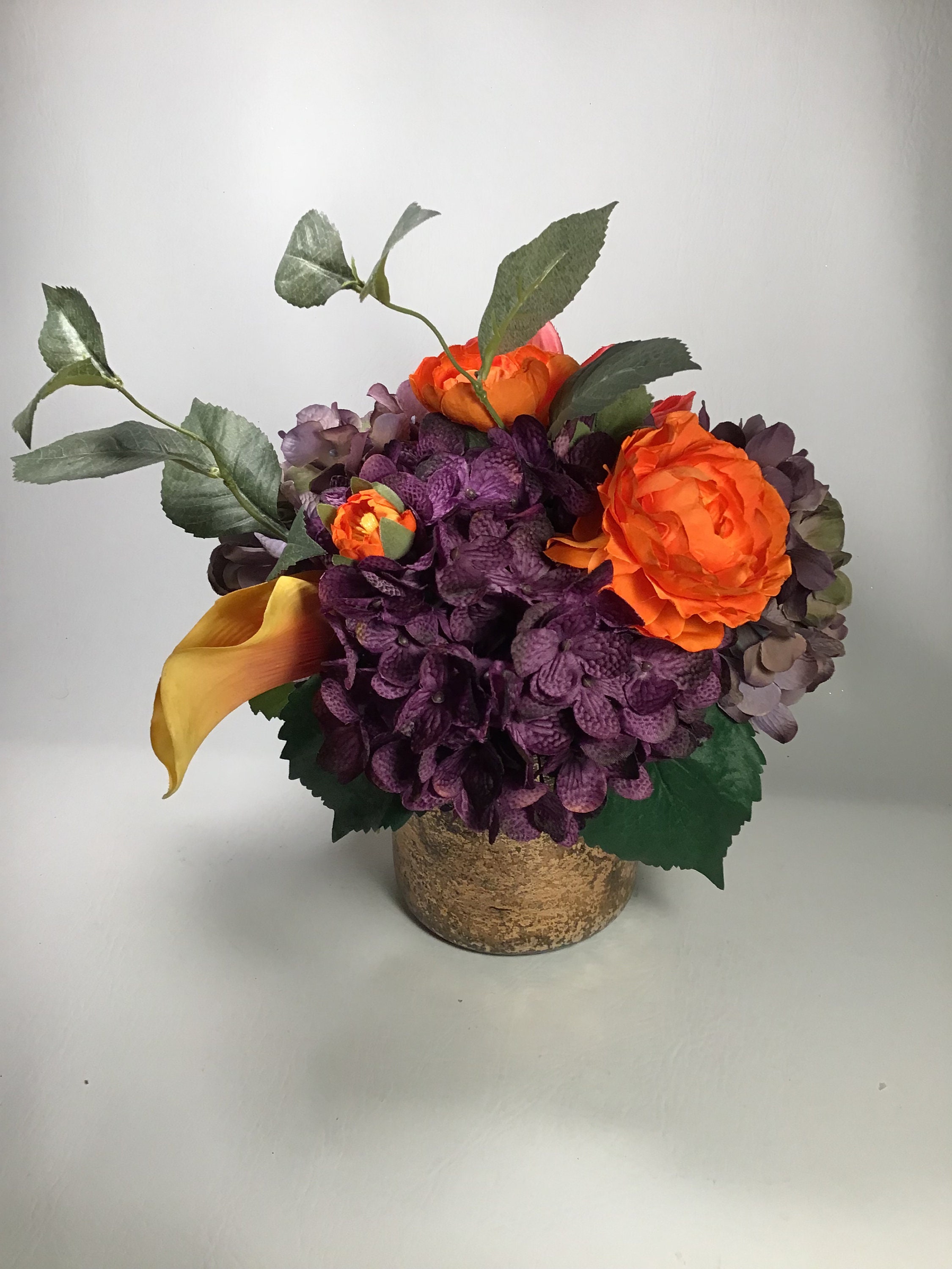 Compact French Style Permanent Floral Design - Etsy