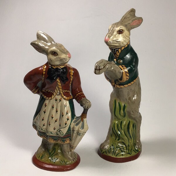 Rabbit Folk Art - Etsy