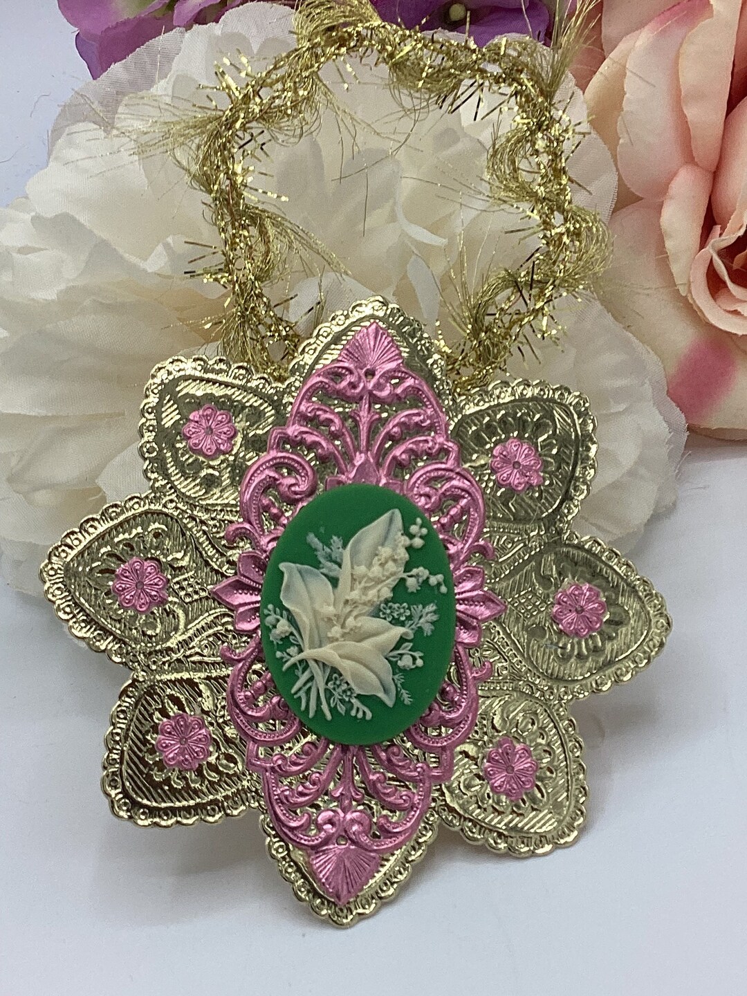 Lily of the Valley Ornament Gift Tag Charm Christmas Ornament - Etsy