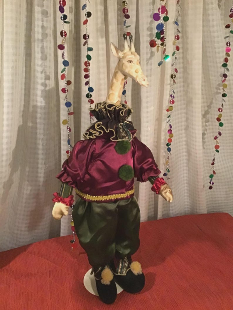 Vintage Katherine’s Collection Giraffe Doll by Wayne Kleski - Etsy