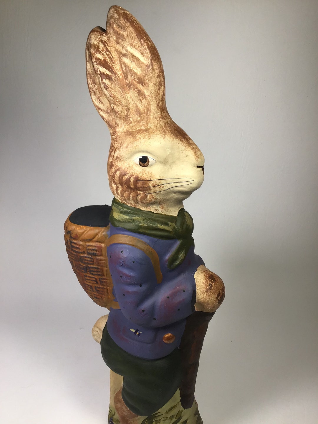 Walnut Ridge Collectibles Chalkware Bunny Trails - Etsy
